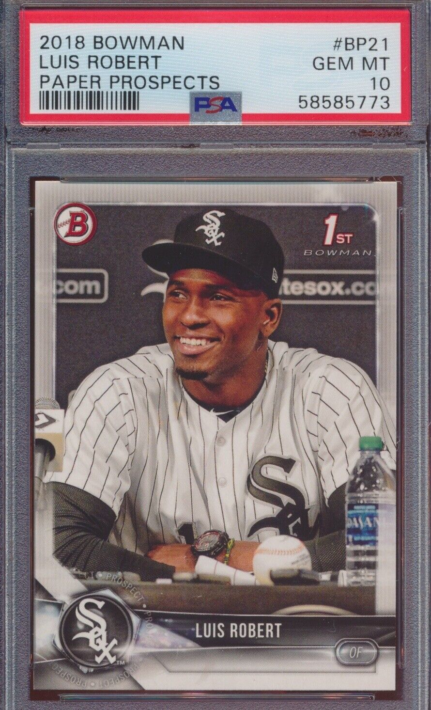 2018 BOWMAN #BP21 LUIS ROBERT PAPER PROSPECTS PSA 10 GEM MINT | eBay