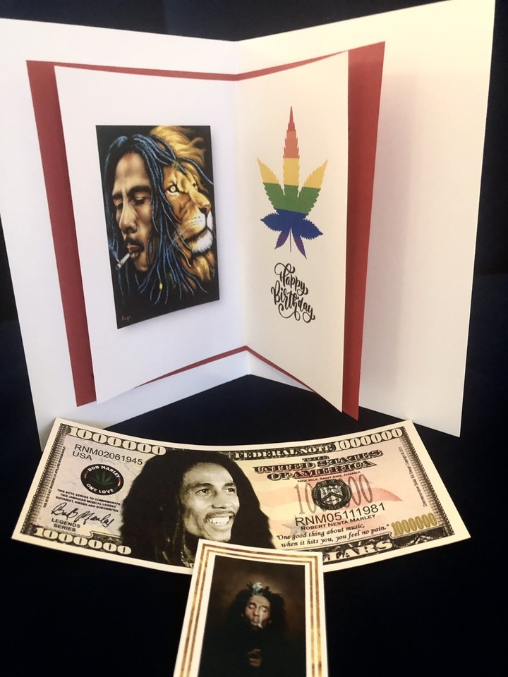 Bob Marley Reggae Luxury Birthday Card With Free Gifts. | eBay UK