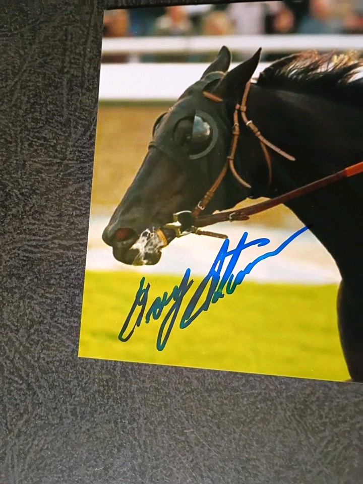 GARY STEVENS Hand Signed Autograph Photo -3X KY DERBY WINNER -HORSE ...