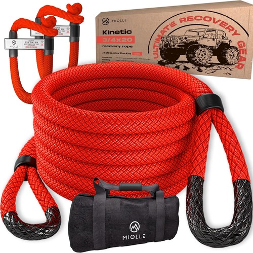 Firecracker Red Kinetic Recovery Rope Kit 3/4" x 20' - Ultimate ...