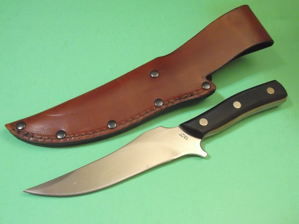SCHRADE 15OT OLD TIMER Deerslayer Sawcut Delrin full tang knife 10 1/2 ...
