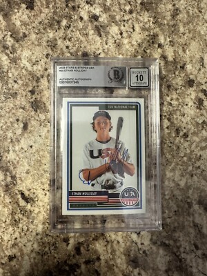 Ethan Holliday Signed Beckett 10 Auto USA Card | eBay
