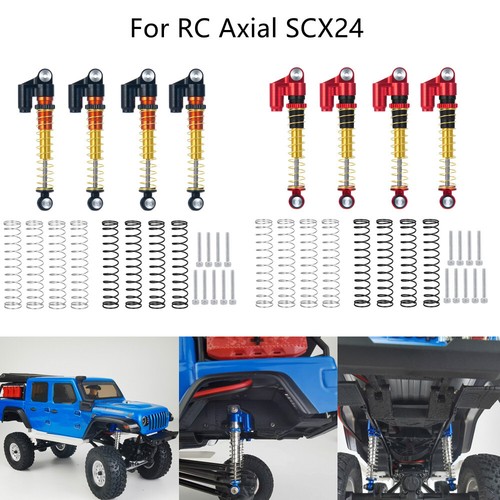43mm Shocks-Long Travel Threaded Double Barrel Damper for Axial SCX24 1/24 RCCar | eBay
