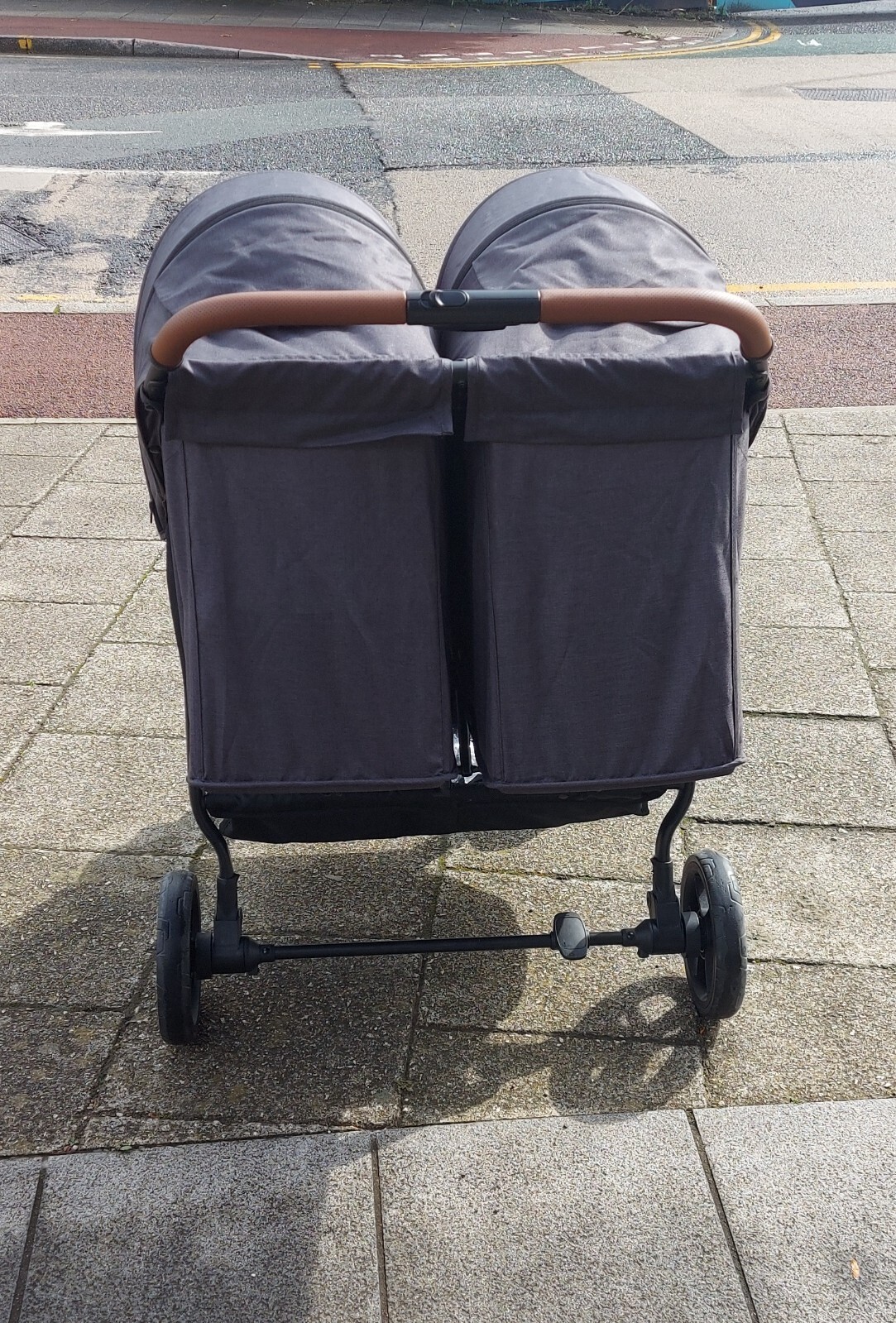 Puggle Urban City Easyfold Twin Double Pushchair + 2 Soft Carrycot ...
