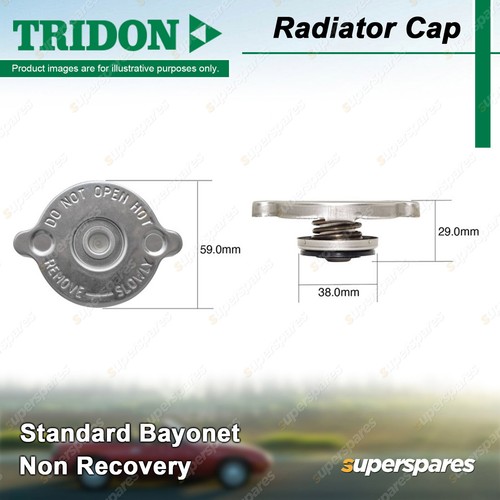 Tridon Non Recovery Radiator Cap for Holden EJ EK FB FC FE FJ FX 133ci ...