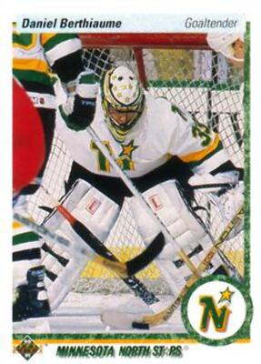 #381 Daniel Berthiaume - Minnesota North Stars - 1990-91 Upper Deck ...