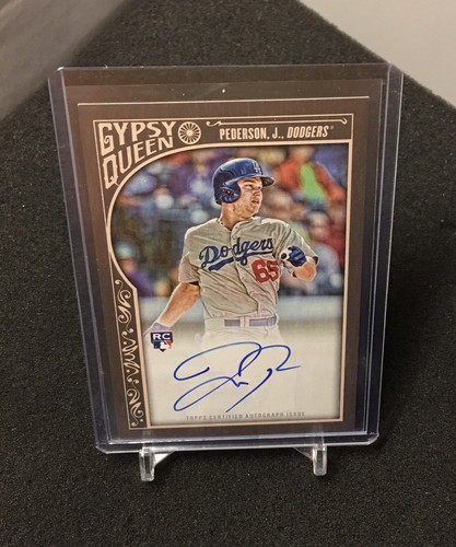 Joc Pederson Rookie Autograph 2015 Topps Gypsy Queen GQA-JP Los Angeles ...