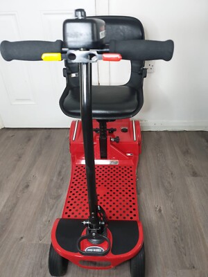 Pro Rider EasyFold Deluxe Mobility Scooter - Red | eBay