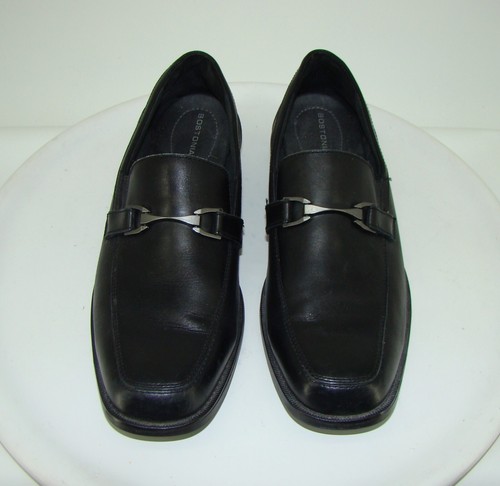 Bostonian Kohrman Mason MENS BLACK LEATHER Loafers Sh… - Gem