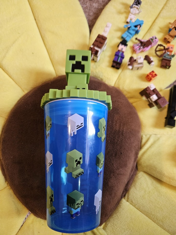 🐞minecraft Cup And Figures Job Lot🐞 | eBay UK