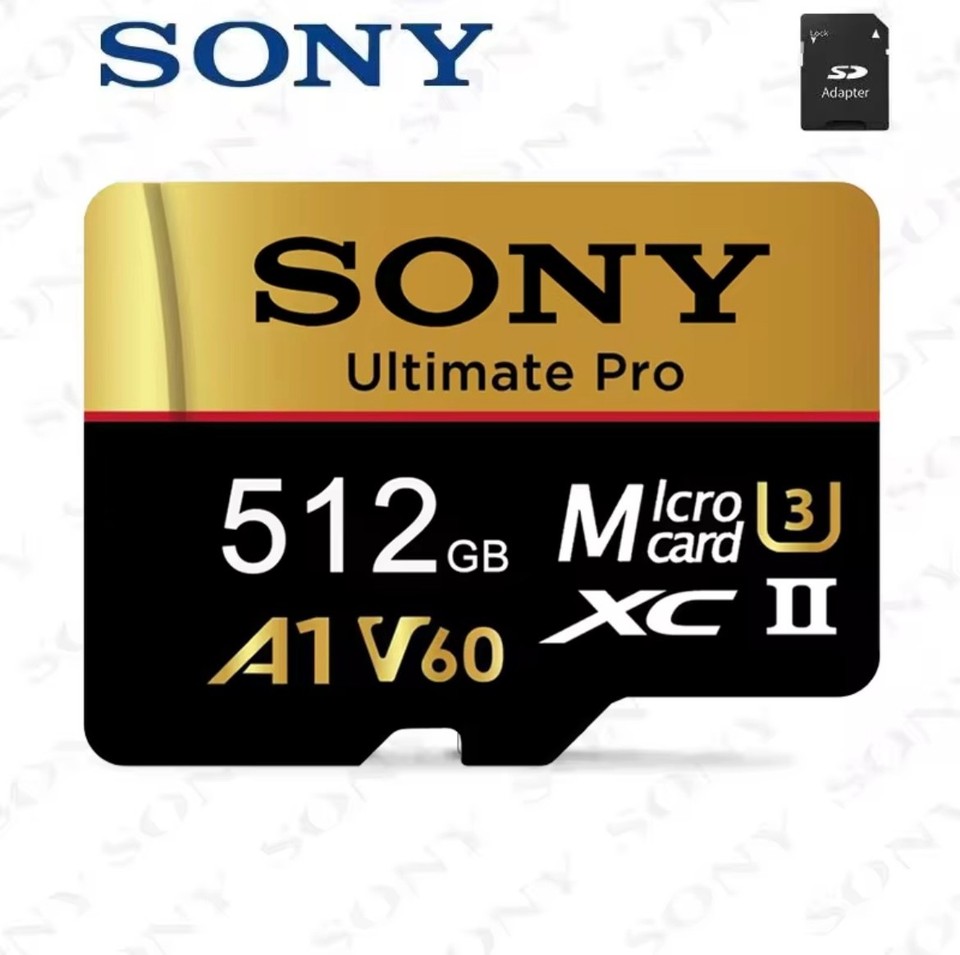 SONY Micro SD Card 2TB 512GB 256GB 128GB TF Memory Card Extreme 1TB U3 ...