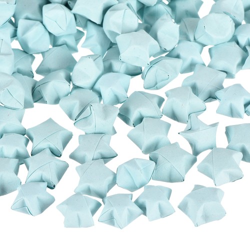 272pcs Pre-made Origami Lucky Stars Paper Wishing Star Light Blue ...