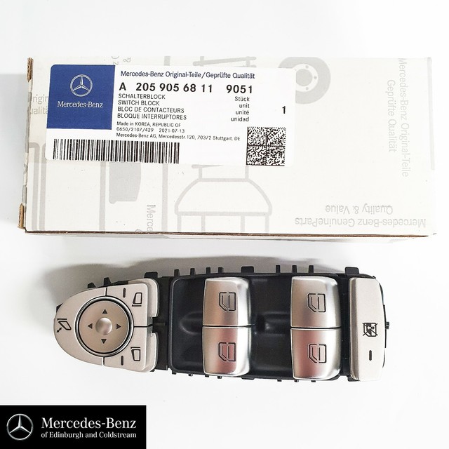 100 Genuine Mercedes-Benz Window Switch Block A20590568119051 for sale ...