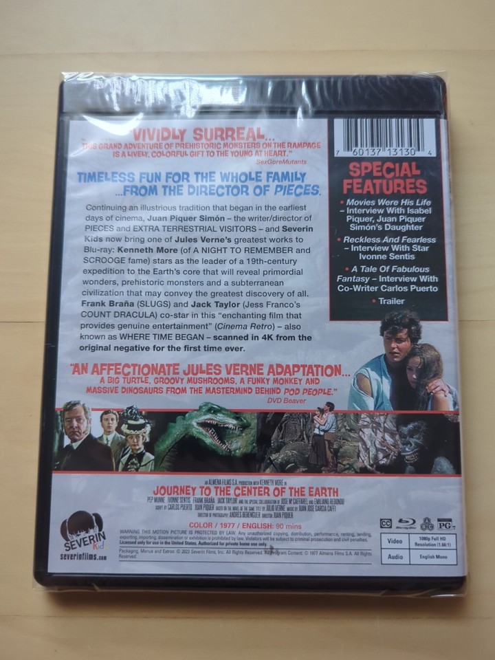 Journey to the Center Of the Earth (Aka Where Time Began) (Blu-ray ...