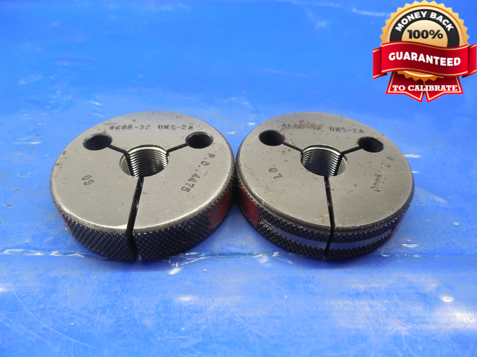 15 32 32 UNS 2A THREAD RING GAGES 46875 4688 GO NO GO P D S 4475 15 32 32 UNS 2A THREAD RING GAGES 46875 4688 GO NO GO P D S 4475