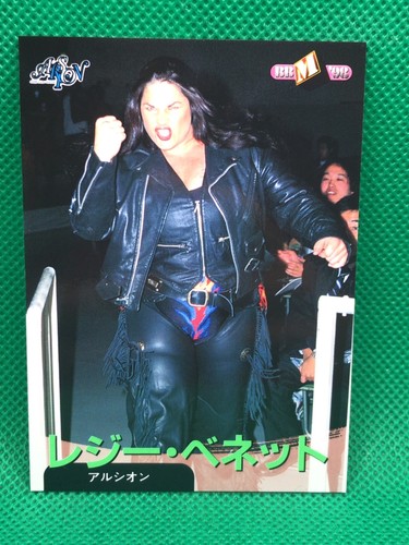 REGGIE BENNETT Japan Pro wrestling BBM Card 1998 BANDAI | eBay