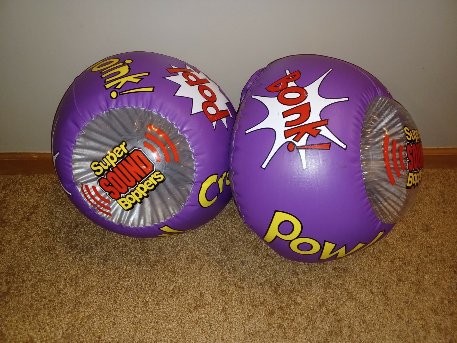 Socker+Boppers+Inflatable+Boxing+Pillows+2+Pairs+of+Clear+Boppers+Multi ...