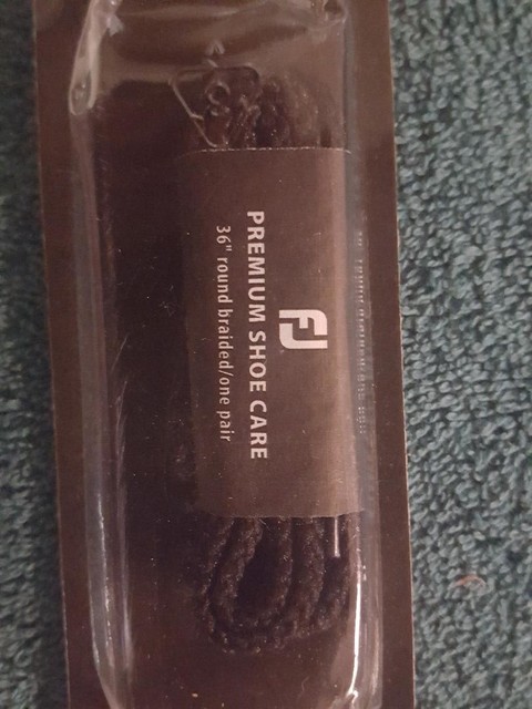 FootJoy Golf Premium Shoelaces Black 36" Round Braided 32183 for sale ...