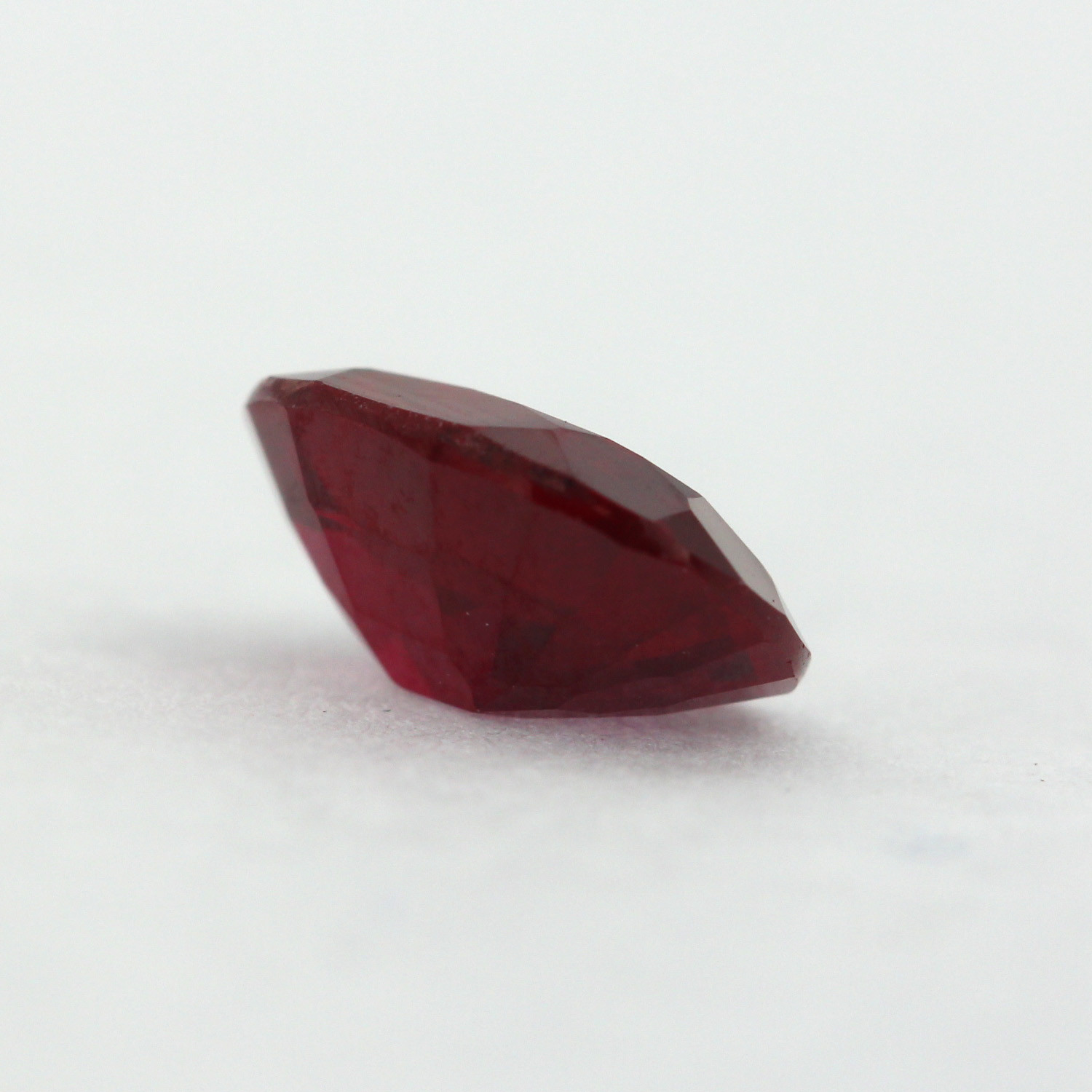 Loose Oval Cut Garnet CZ Stone Single Red Cubic Zirconia Jan Birthstone ...