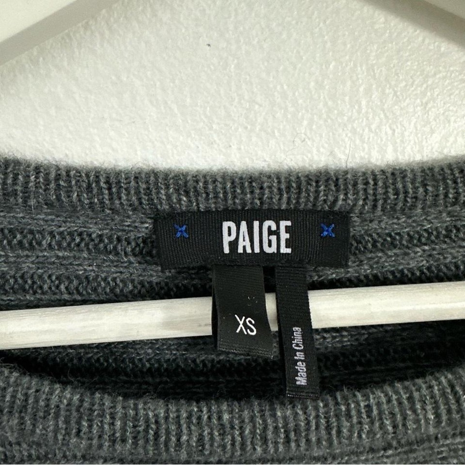 Paige Women’s Grey Wool Angora Cashmere Sweater Size XS | eBay