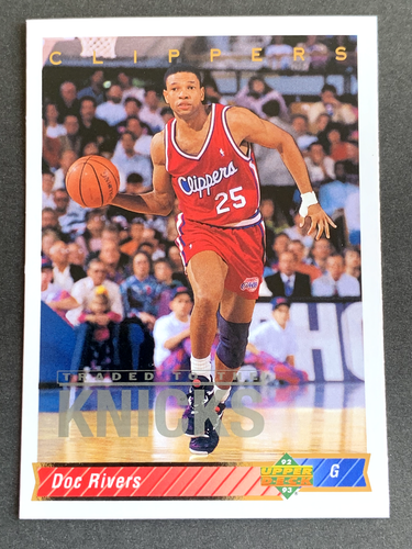 Doc Rivers - Card No. 101, Los Angeles Clippers - NM+! (Upper Deck 1992 ...