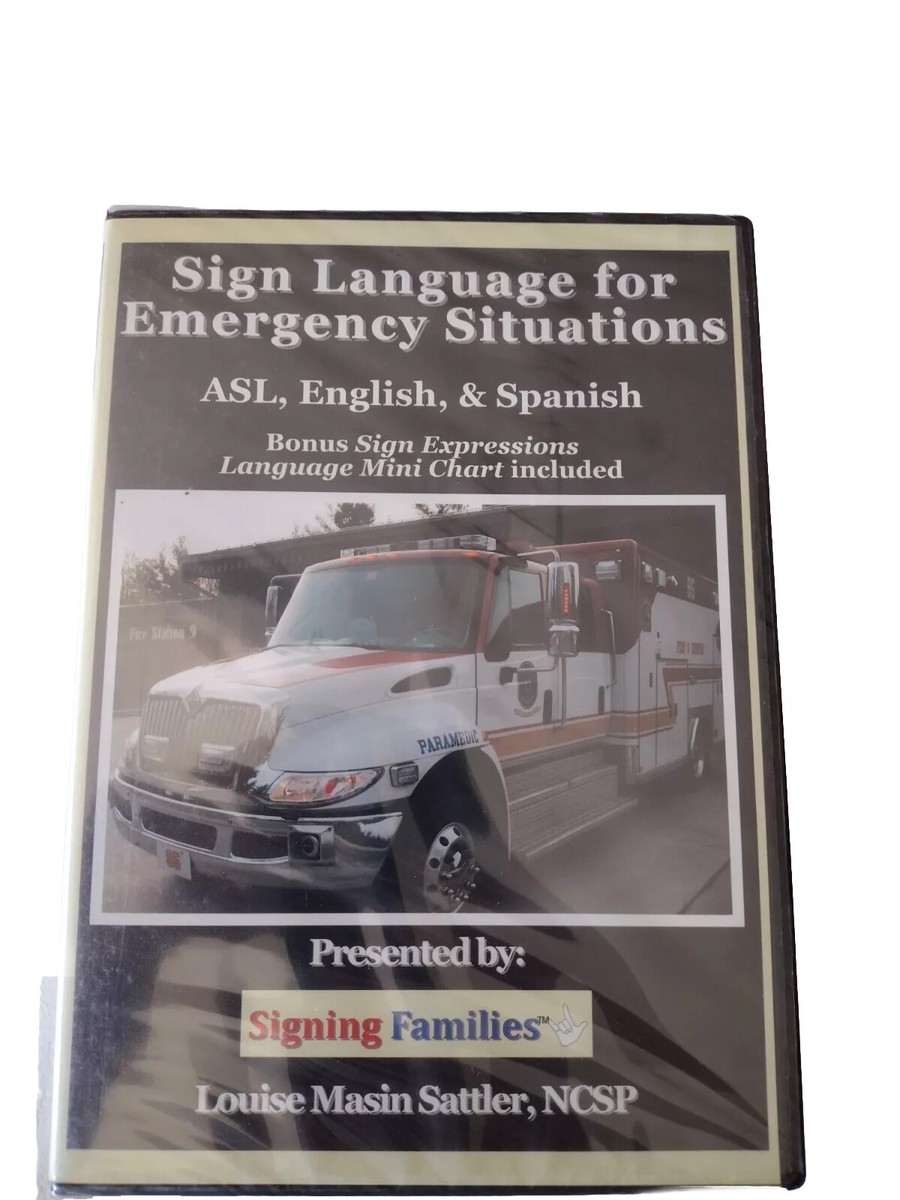 Emergency Sign Language Printable
