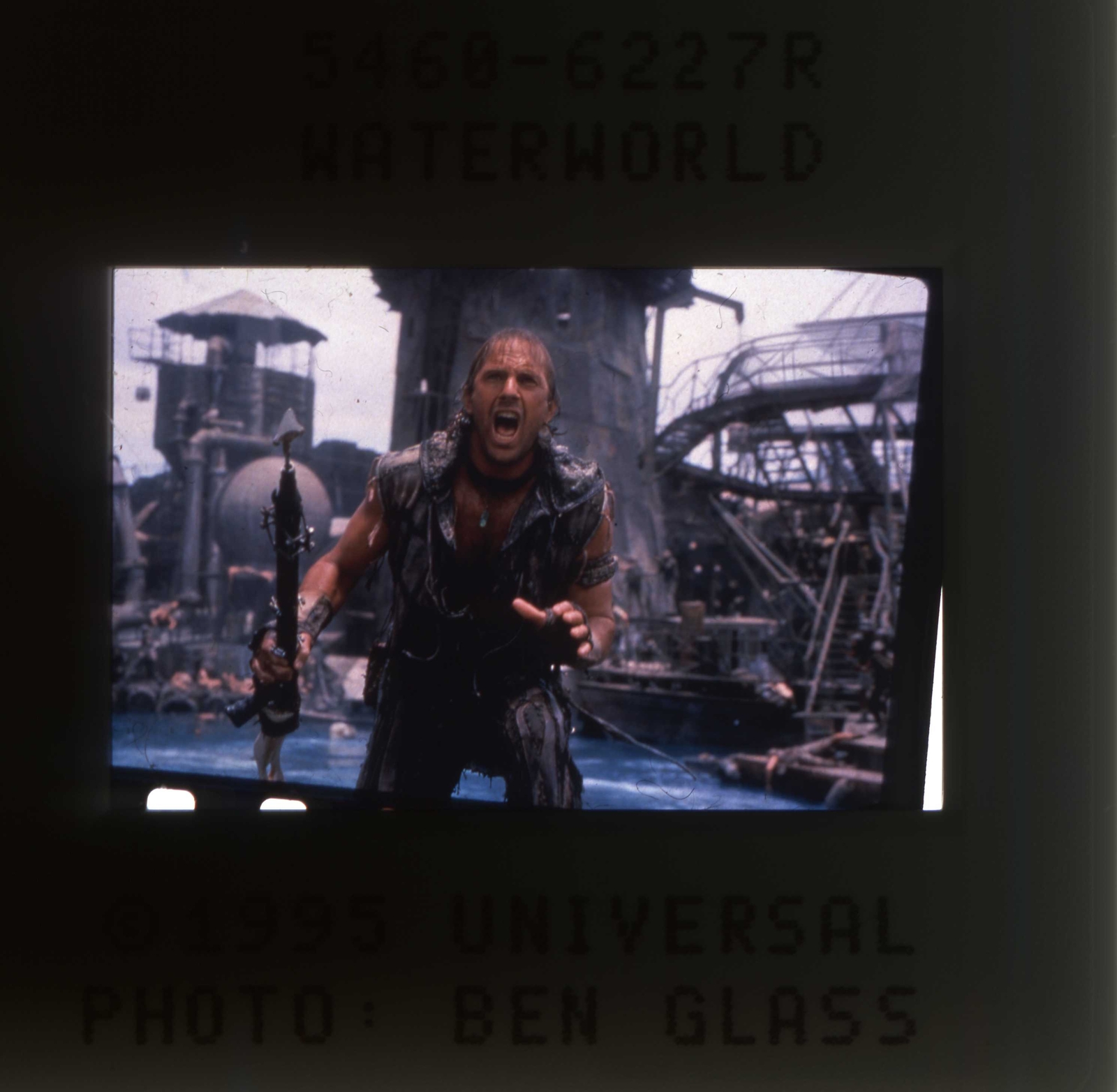 Waterworld - Kevin Costner 35mm Slide from press-kit 1995 #553 | eBay