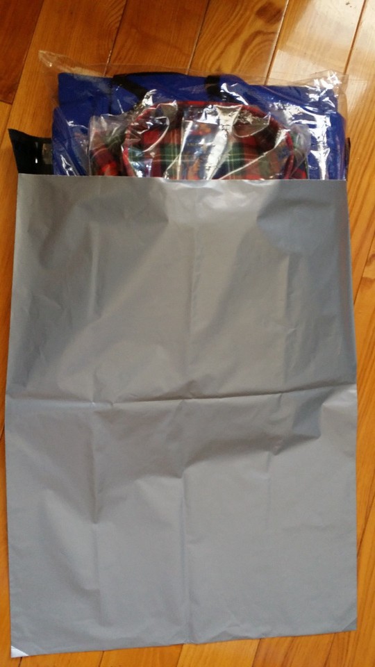 50 #8 19x24 Gray poly mailer shipping envelope bag * USPS mail* | eBay