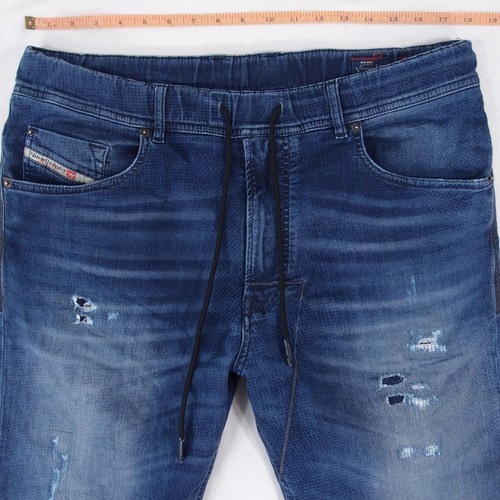Mens Diesel NARROT NE 0666W Stretch Slim Skinny Blue Jeans W35 W34 L32 ...