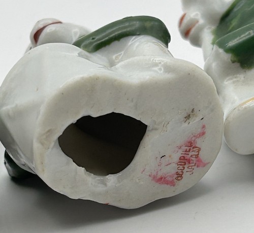 6 Red Fez Monkey Figurine Music Band Set Guitar Sax Drum Retro Occupied ...