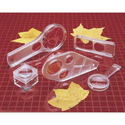 Frey Scientific Rectangular Dual Lens Hand Magnifiers, 4x and 8x ...