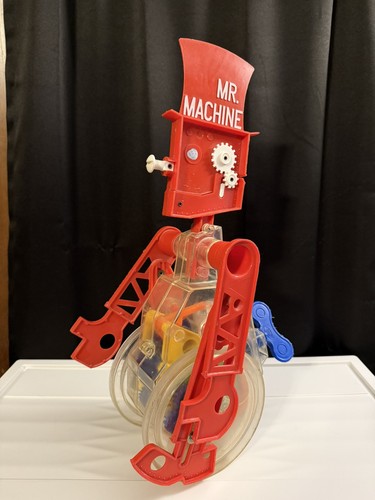 Vintage MR. MACHINE Robot Toy IDEAL TOY CO. Circa 1961 1977 Walks ...