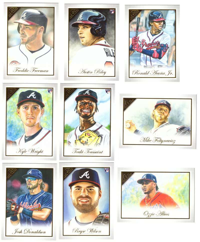 2019 Topps Gallery - ATLANTA BRAVES Team Set | eBay