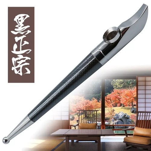 Japanese Samurai Kiseru Tobacco Smoking Pipe chrome silver Metal ...
