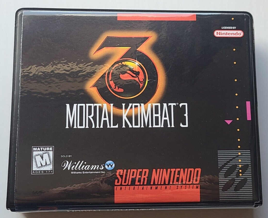 Mortal Kombat 3 Snes Box