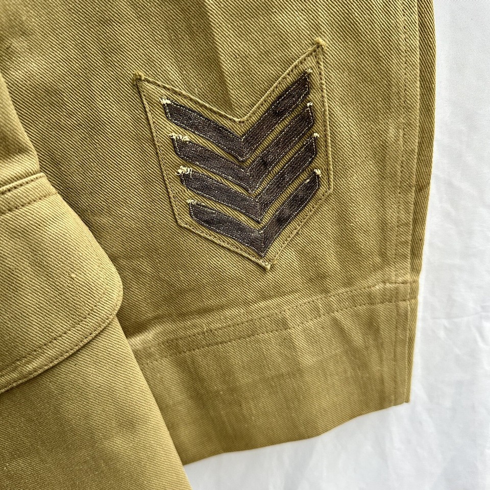 WW1 US Army Uniform Bullion Chevrons NCO Military Police Collar Discs ...