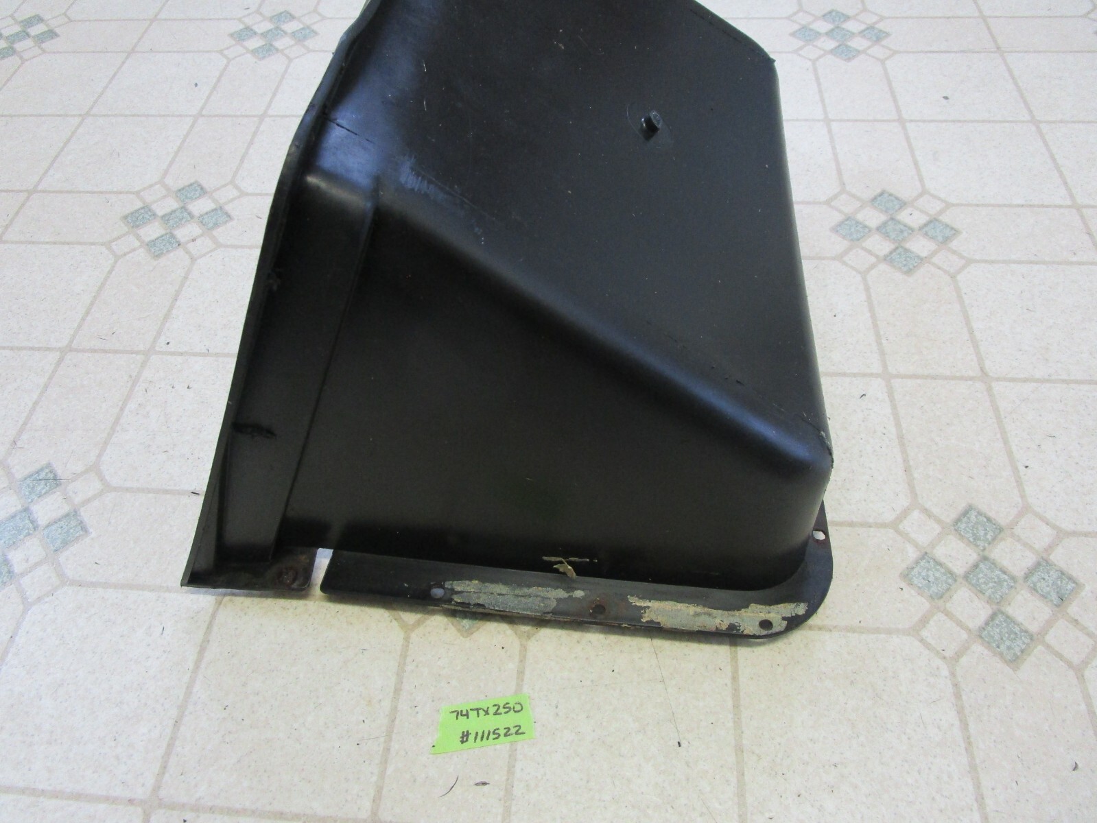 Vintage 74 Polaris TX 250 Snowmobile Seat Trunk Housing Liner | eBay