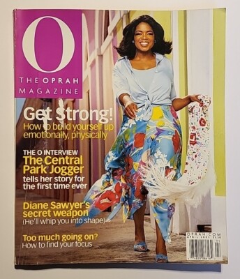 O The Oprah Magazine "STRENGTH" April 2002 Volume 3 Number 4 Pre- Owned ...