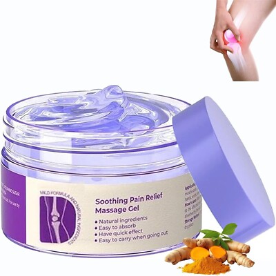 Kresin Joint Pain Gel Purple Gel, Kresin Soothing Pain Massage Gel Neck ...
