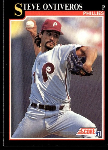 1991 Score Steve Ontiveros Philadelphia Phillies #832 | eBay