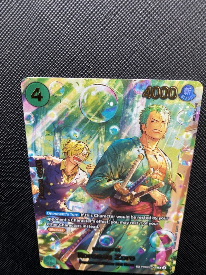 One Piece TCG Roronoa Zoro SP OP14 Bubble Zoro PRB02-006 | eBay