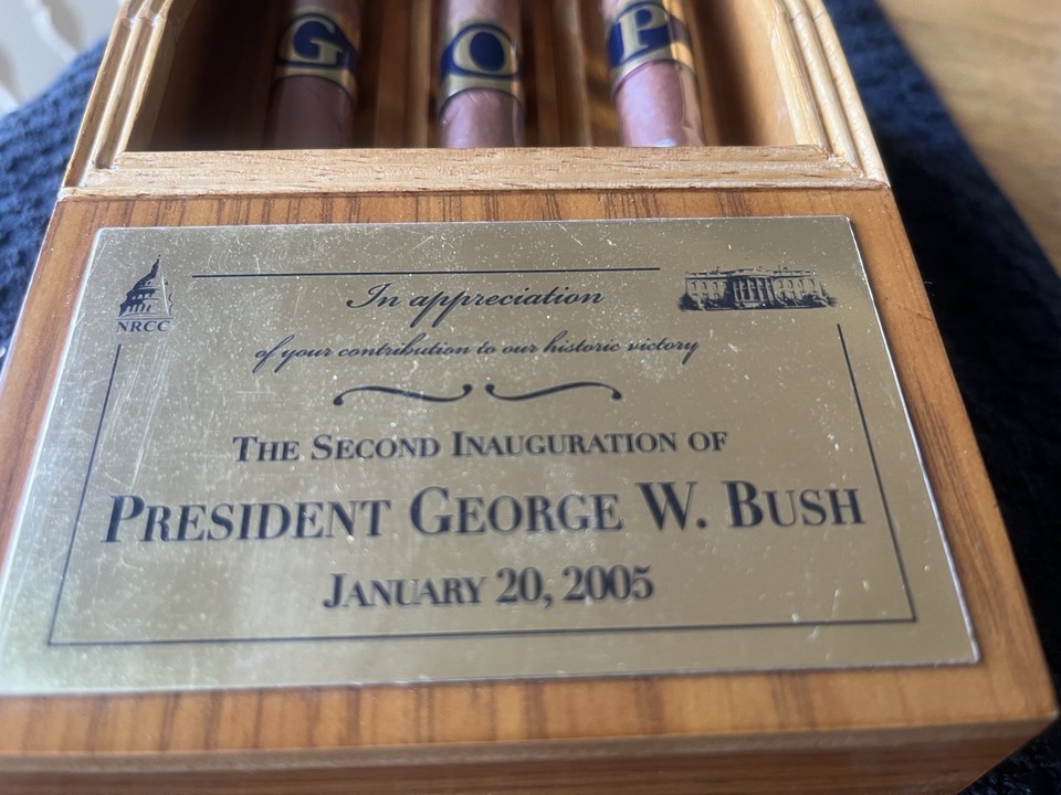 GEORGE W BUSH JANUARY 20, 2005, THE SECOND INAUGURATION GOP CIGARS | eBay