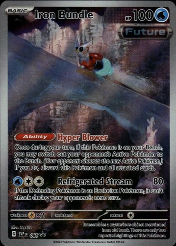 Iron Bundle - 066 (Pokemon Center Exclusive) Promo SV: Scarlet & Violet ...