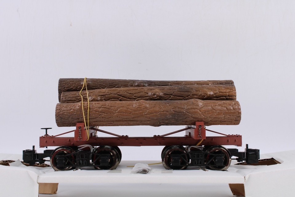 Bachmann G Scale No 98490 Skeleton Log Car w/Logs | eBay
