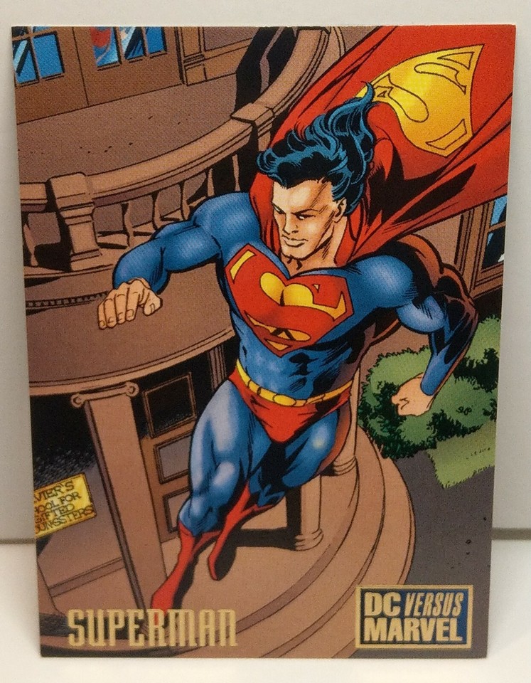 1995 FLEER MARVEL VERSUS DC SUPERMAN TRADING CARD 26 | eBay