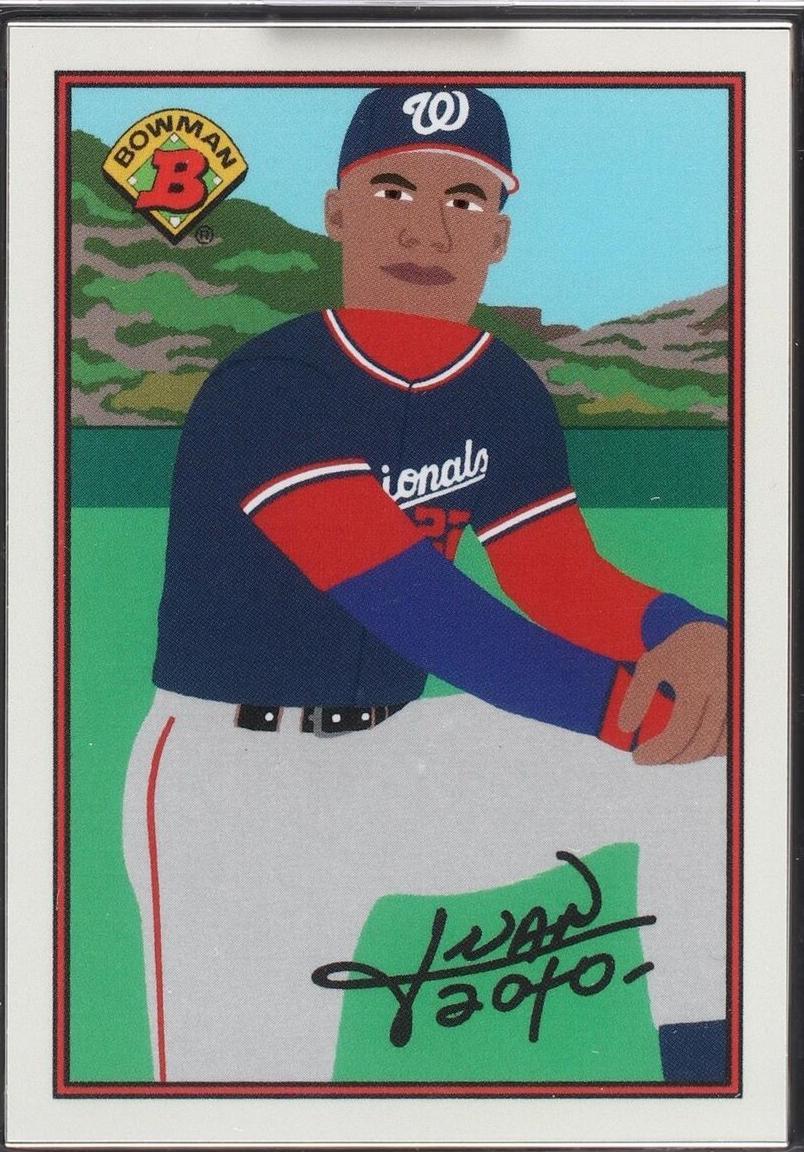 2021 Topps 1989 Bowman X Keith Shore - Juan Soto #11 Artist Proof /89 ...