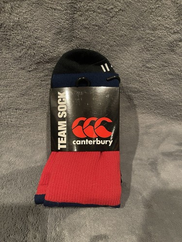 Canterbury Team Socks sz 7-11 Rugby Compression Sport Knee High Stretch ...