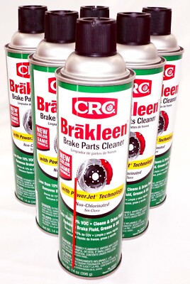 CRC Brakleen Brake Parts Cleaner | 14oz | PowerJet Technology Spray ...