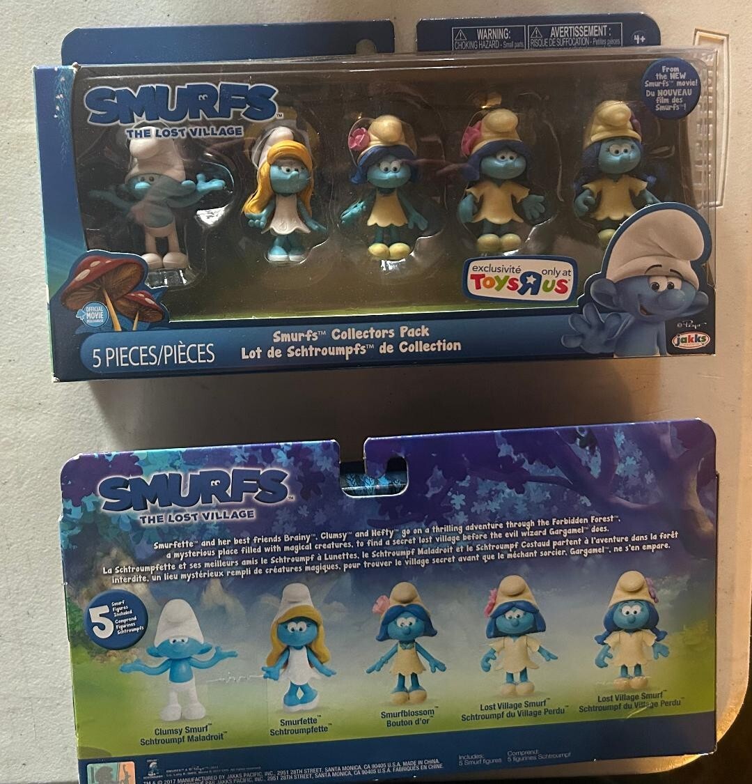 Smurfs 5 CT. Collectors Pack~~The Lost Village Movie ~~FREE S&H | eBay
