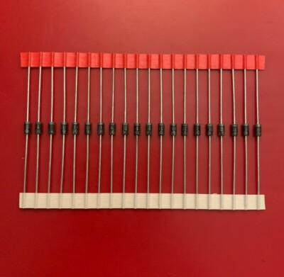 20x SB140 GENERAL SEMICONDUCTOR DIODE SCHOTTKY RECTIFIER 1A 40V DO-41 ...